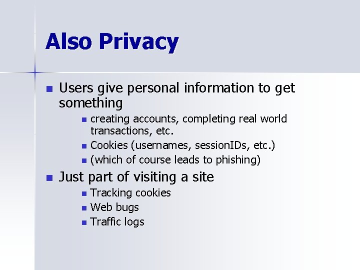 Privacy and Security on the Web Part 1