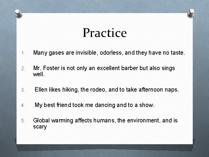 Warmup O What does it mean to be