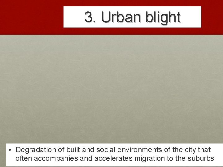 Suburb An area surrounding a metropolitan center with