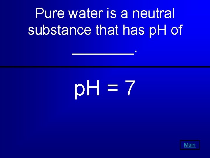 Science Jeopardy Acids and Bases The Chemistry of