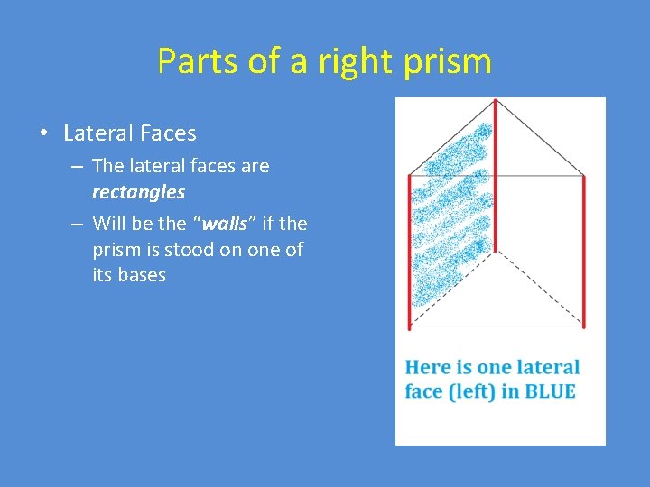 Right Prisms Geometry Mr Bower Power net Example