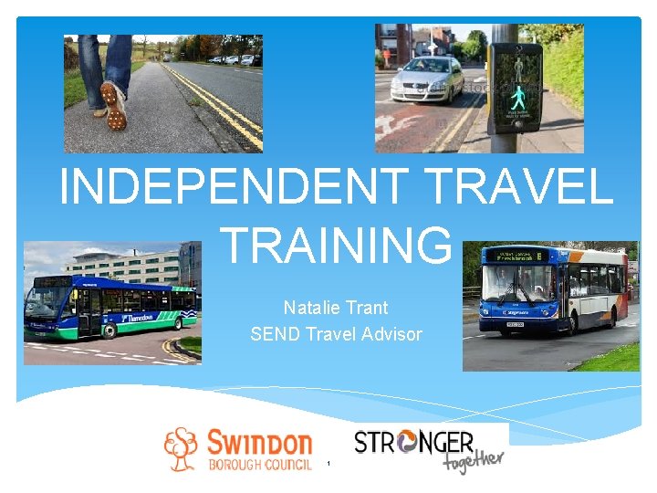 INDEPENDENT TRAVEL TRAINING Natalie Trant SEND Travel Advisor