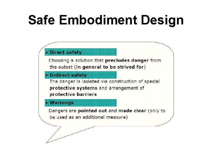 Basic Rules of Engineering Design Safe Simple Clear