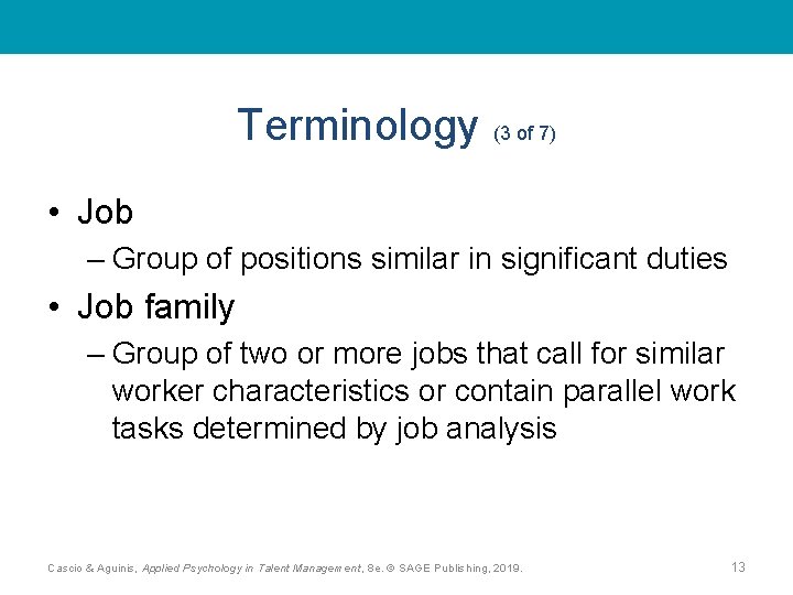 Chapter 9 Analyzing Jobs and Work Learning Goals