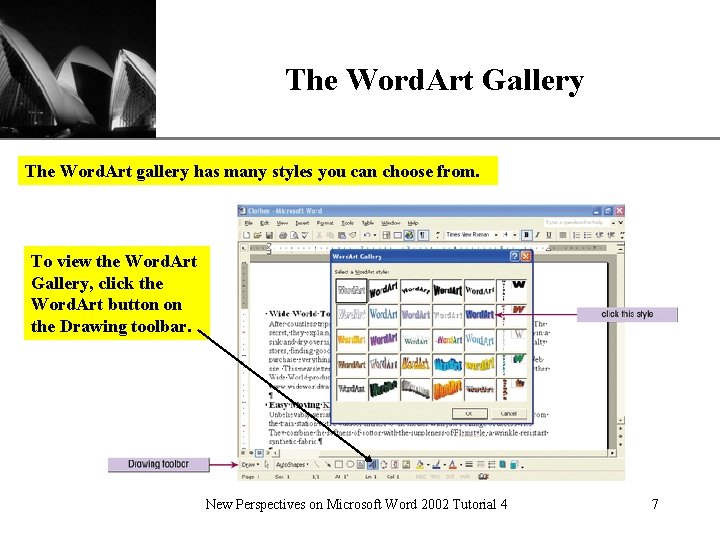 XP Microsoft Word 2002 Tutorial 4 Desktop Publishing