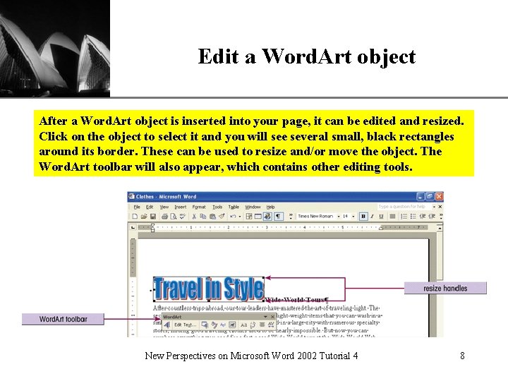 XP Microsoft Word 2002 Tutorial 4 Desktop Publishing