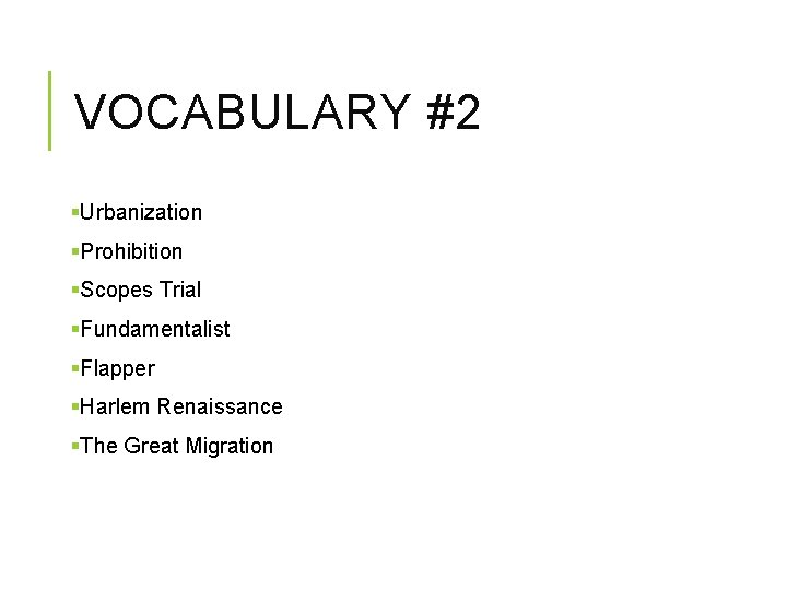 THE ROARING TWENTIES LIFE CULTURE IN AMERICA IN