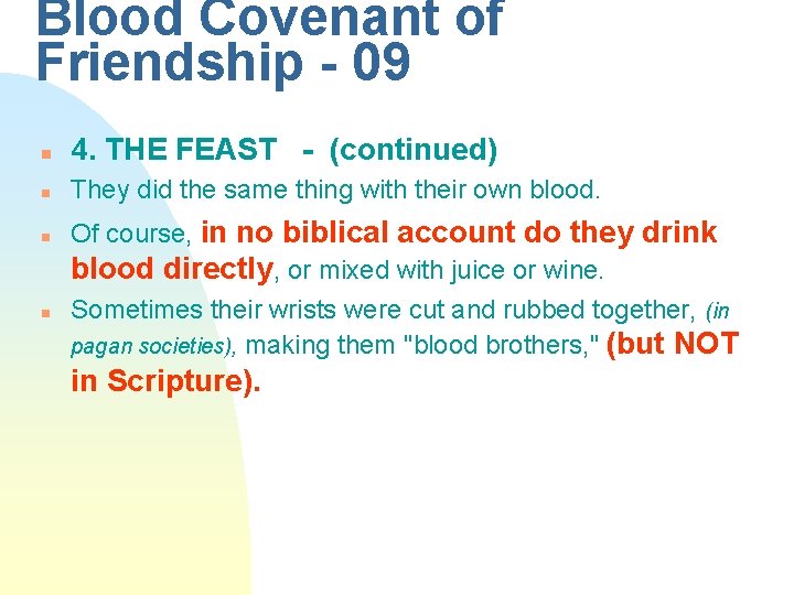 Blood Covenant of Friendship TITLE PAGE n n