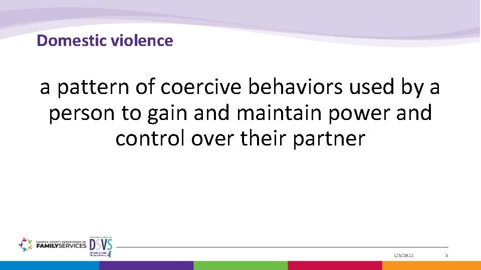 Domestic Violence 101 Vanessa Cullers Debra Miller Domestic
