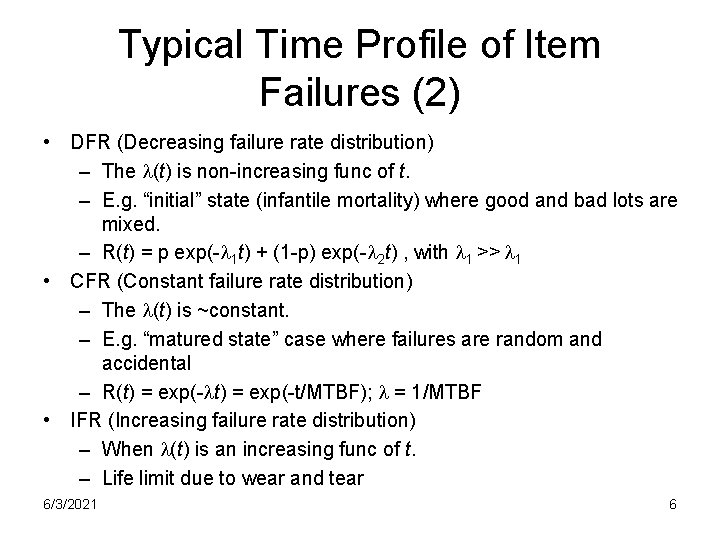 Reliability Validation of Components 1 Rev July 19