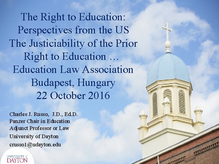 The Right to Education Perspectives from the US