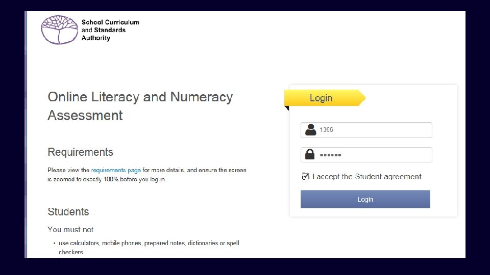 Year 10 Online Literacy and Numeracy Assessment Mark
