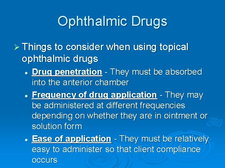 Ophthalmic and Otic Medications Chapter 18 Basic Anatomy