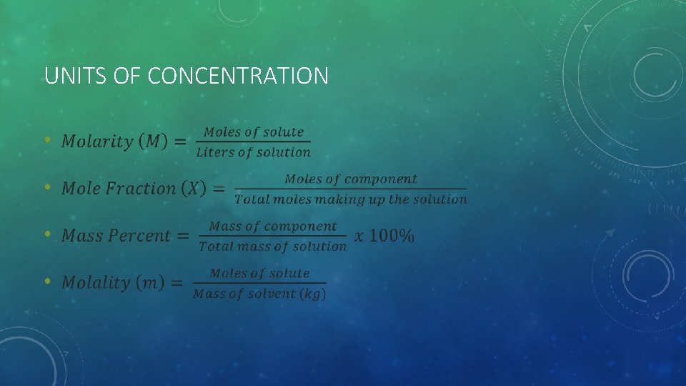 CHEMISTRY 132 SUPPLEMENTAL INSTRUCTION SEPTEMBER 17 TH 2018