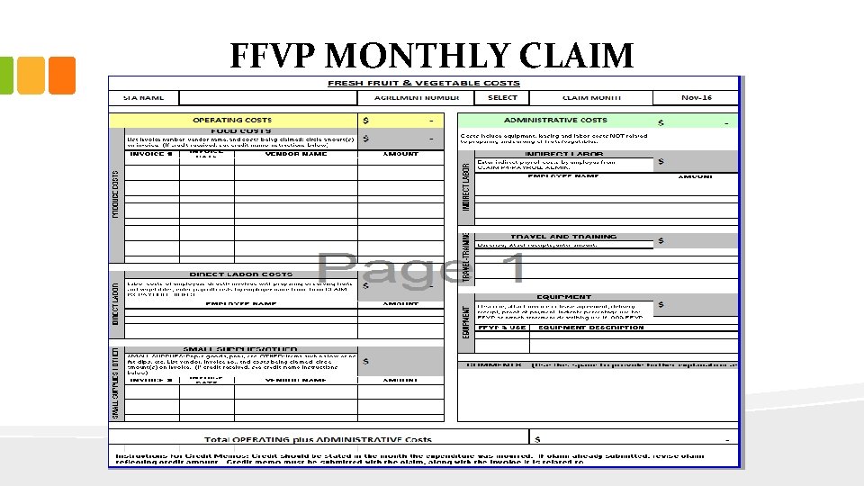 Fresh Fruit and Vegetable Program November 16 2018