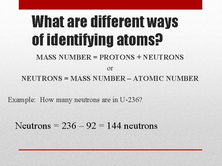Atomic Structure Unit 4 Ch 4 2 20