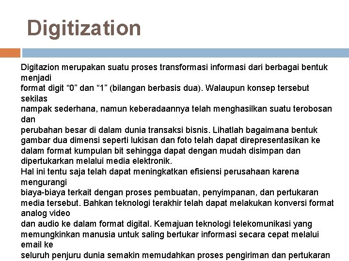 KARAKTERISTIK EKONOMI DIGITAL Giat Karyono Ekonomi digital didefinisikan