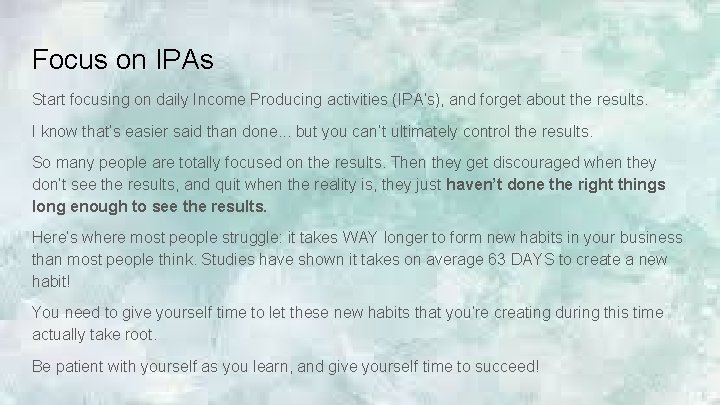 Where to Focus Your Business Focus on The