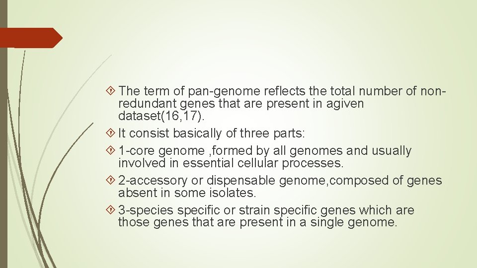 EUKARYOTIC PANGENOME Zoo 405 Prepare by 1 Luna