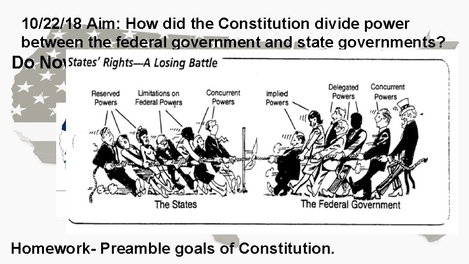 102218 Aim How did the Constitution divide power