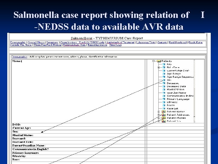 IllinoisNational Electronic Disease Surveillance System INEDSS The ...