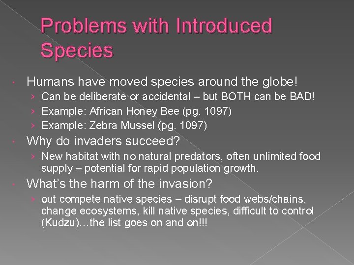An Introduction to Ecology and the Biosphere Chapter