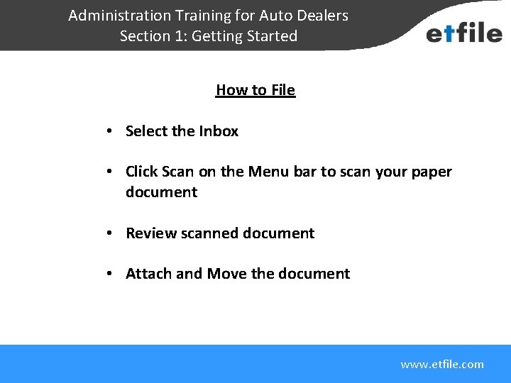 WELCOME TODAYS WEBINAR is How to Scan other