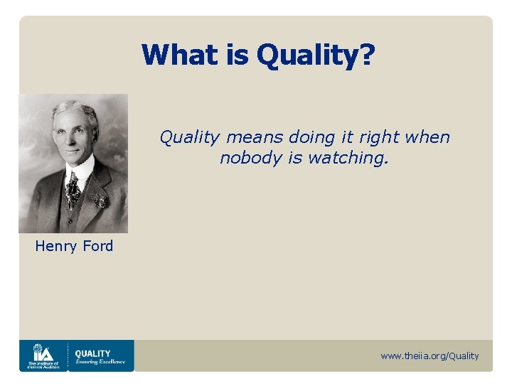 Quality Assurance in the Netherlands Experiences from 35
