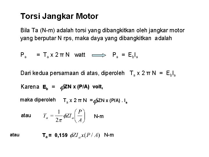 Klasifikasi Motor Listrik Axial current carrying conductors Radial