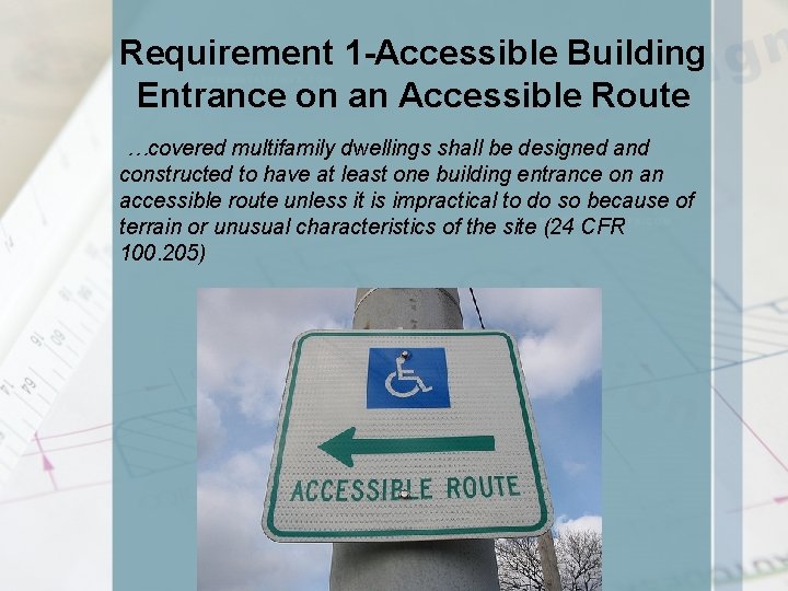 Fair Housing Act Section 504 Accessibility Requirements For