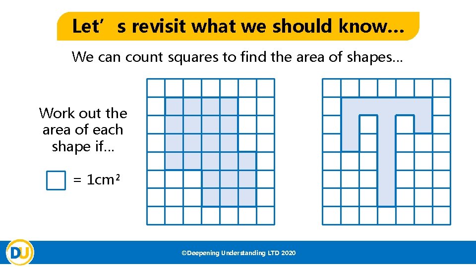 Progression in Mastery Year 6 Volume Counting Cubes