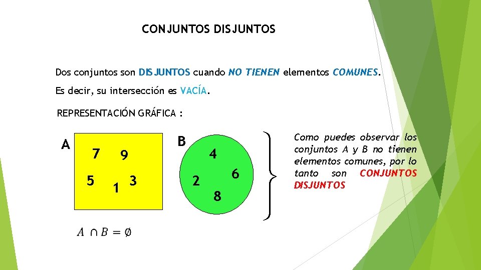 TEORA DE CONJUNTOS parte 3 Profesora Patricia Romero