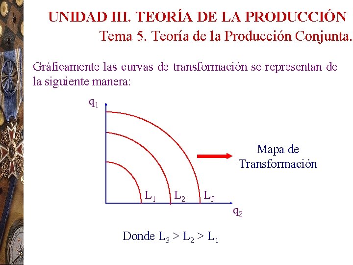 UNIDAD III TEORA DE LA PRODUCCIN Tema 5