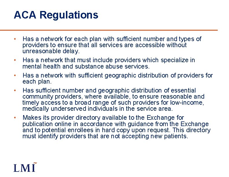 District of Columbia Health Benefits Exchange Authority Network