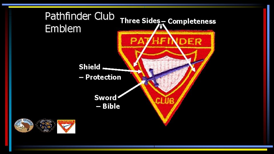 Pathfinder Basic Staff Training Pathfinder Club Emblem White