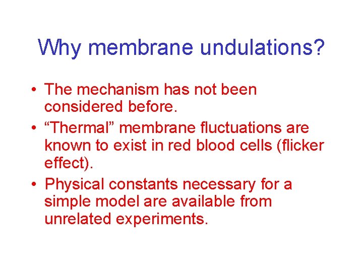 Simple models for biomembrane dynamics and structure Frank