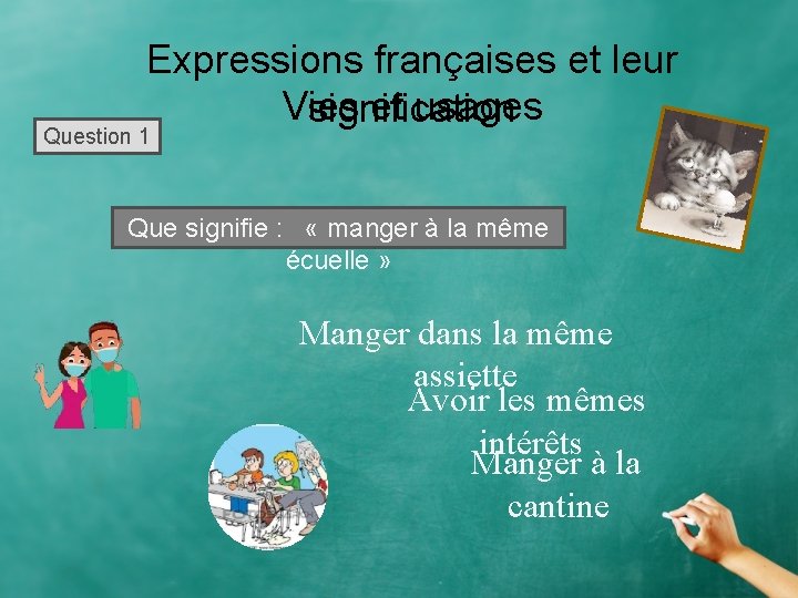 Quelques Expressions franaises et leurs significations Vies et