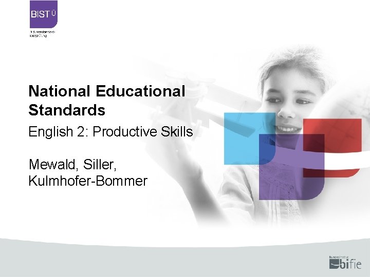 National Educational Standards English 2 Productive Skills Mewald
