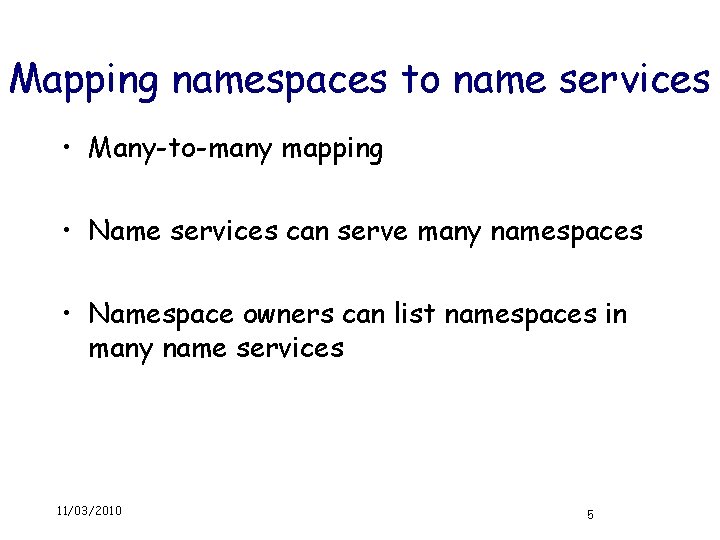 Current Thoughts on a Mobility First Naming Service