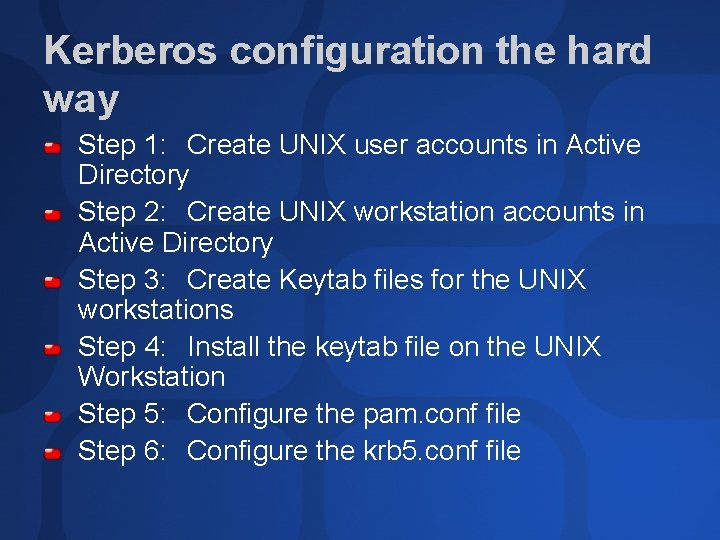 SEC 400 UNIX Kerberos Interop to Achieve Identity