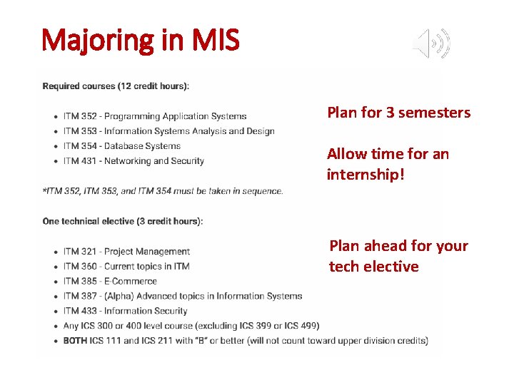 Majoring in Management Information Systems MIS Liz Davidson