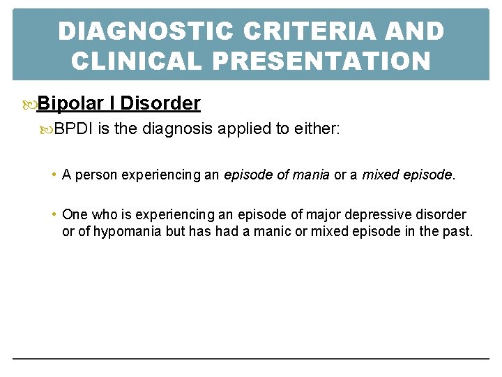 Part V Other Psychological Disorders Bipolar Disorder Chapter