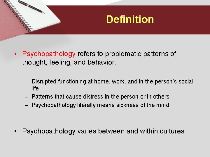 Psychopathology Signs Symptoms in Psychiatry Dr Fahad AlWahhabi