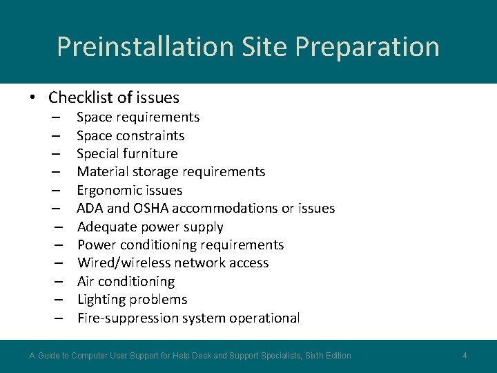 Chapter 10 Installing and Managing EndUser Technology A