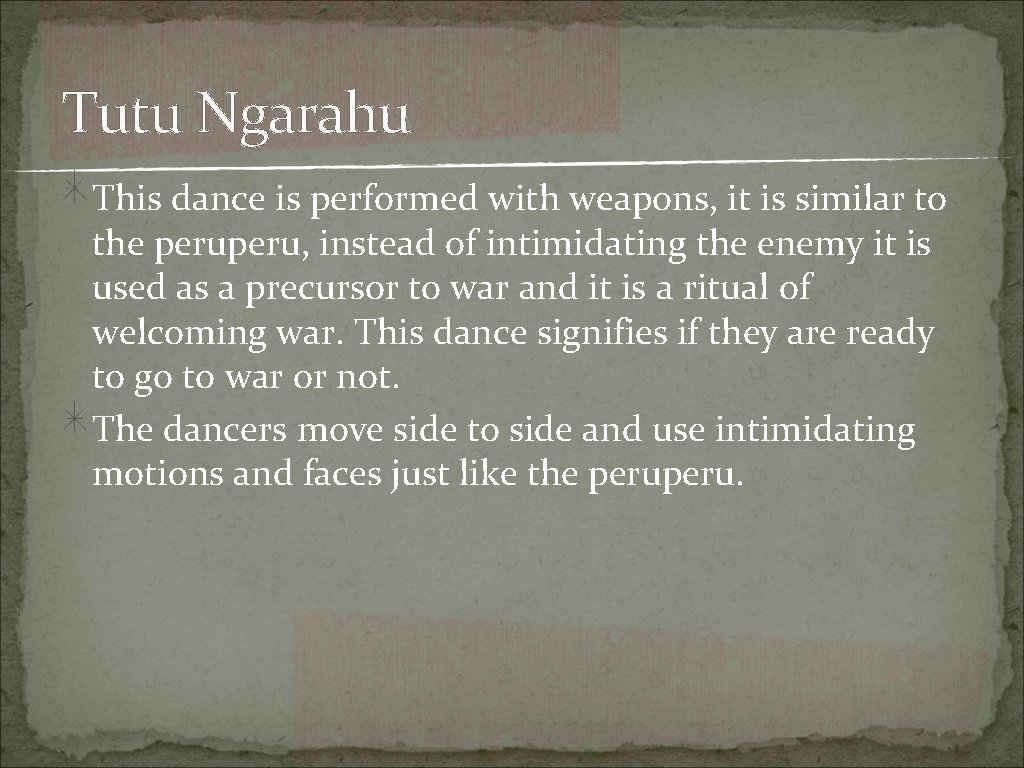 THE HAKA By Ky Rae Kogianes Donovan Horspool