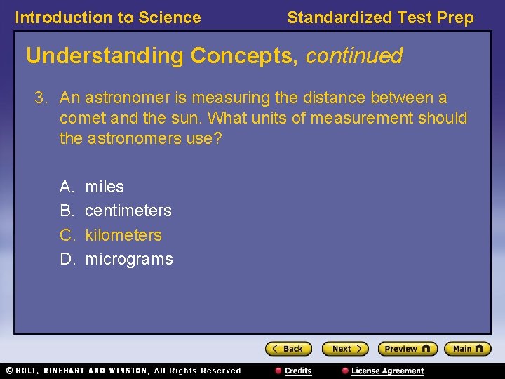 Introduction to Science Preview Understanding Concepts Reading Skills