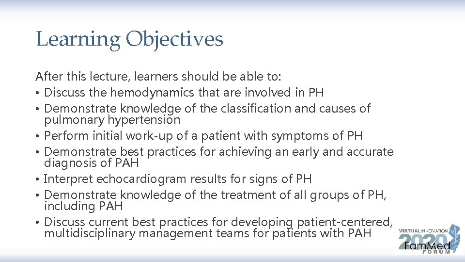 Pulmonary Arterial Hypertension Diagnosis and Treatment Paul Forfia