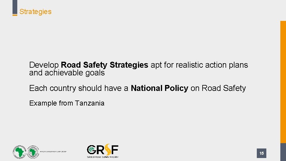 Regional Road Safety Workshop Embedding the Road Safety