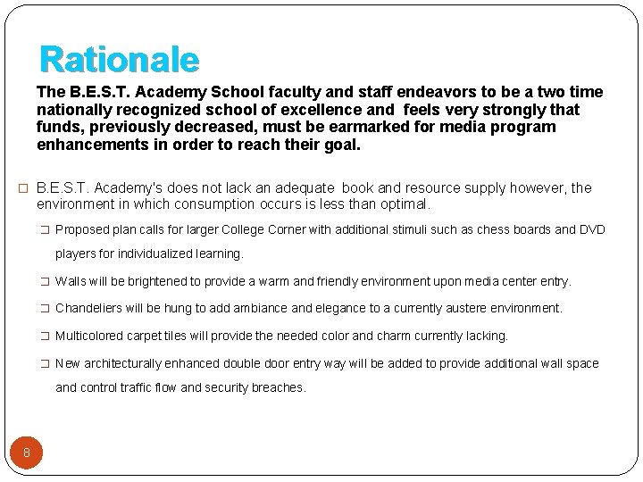 Media Center Floor Plan B E S T