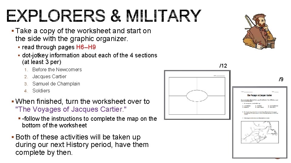 New France Lesson 4 Look at the map